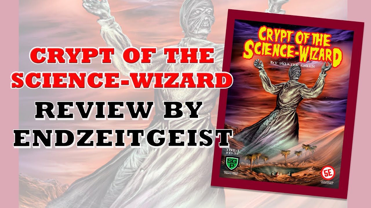 #RPG #Review: Crypt of the Science Wizard for 5E from Skeeter Green Productions by Endzeitgeist ...