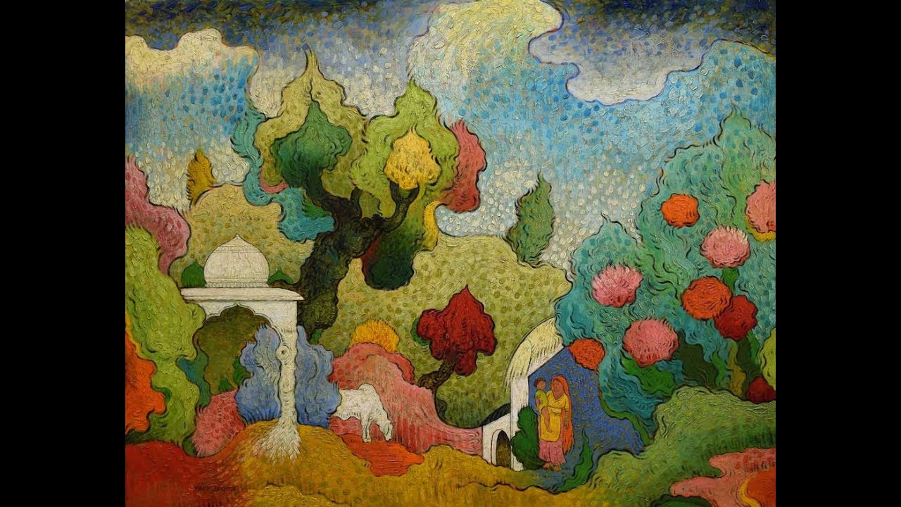 Surreal Impressionist landscape oil painting by Artist Mark Briscoe ...