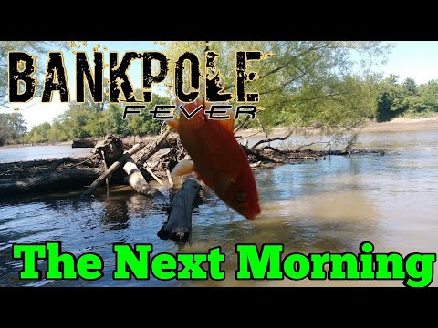 Vertical trotlines on The Missouri River - YouTube