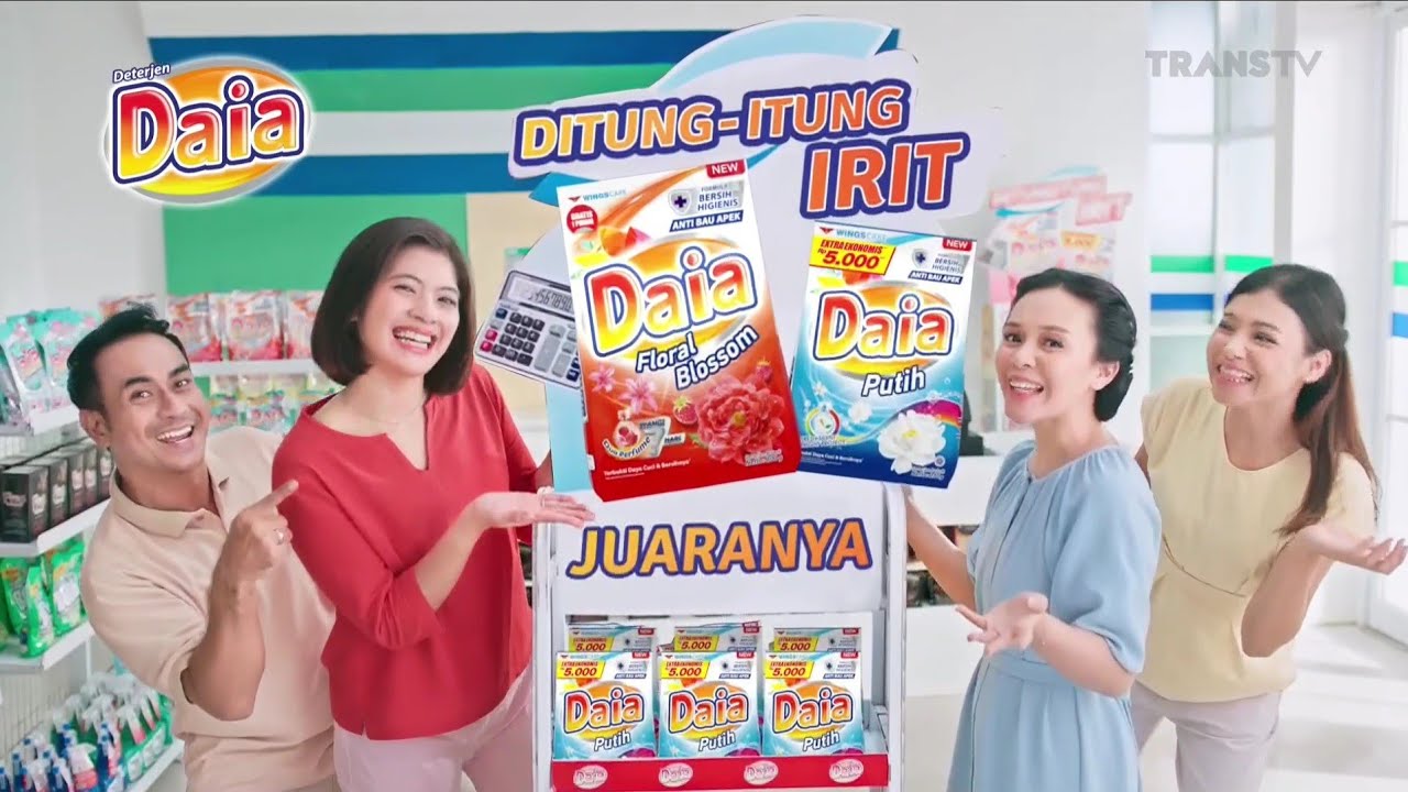 Detergen Daia • Juara Irit • TVC Edisi 2022 • Iklan Indonesia 30 sec ...