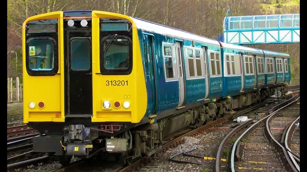 BR Blue Class 313/2 - 313201 Arrives At Lewes For Brighton - YouTube