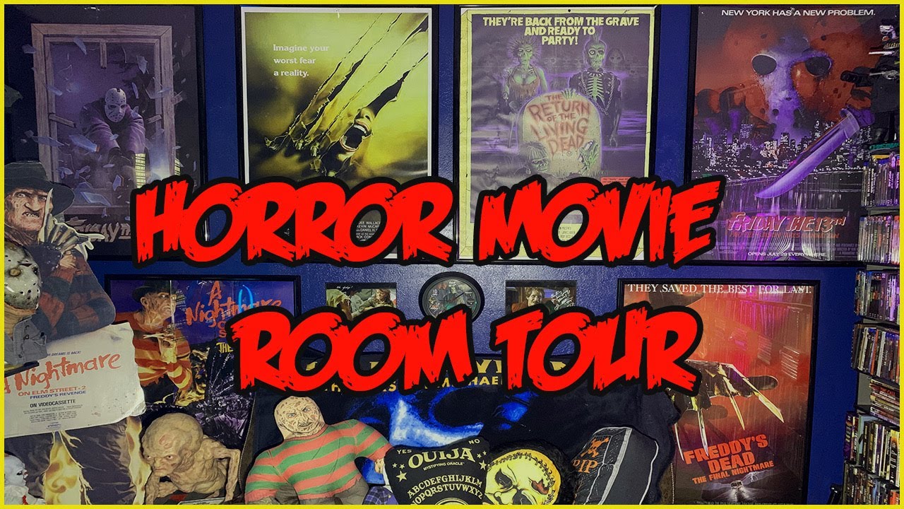 Christian's Horror Movie Room Tour | Christian Hanna Horror - YouTube
