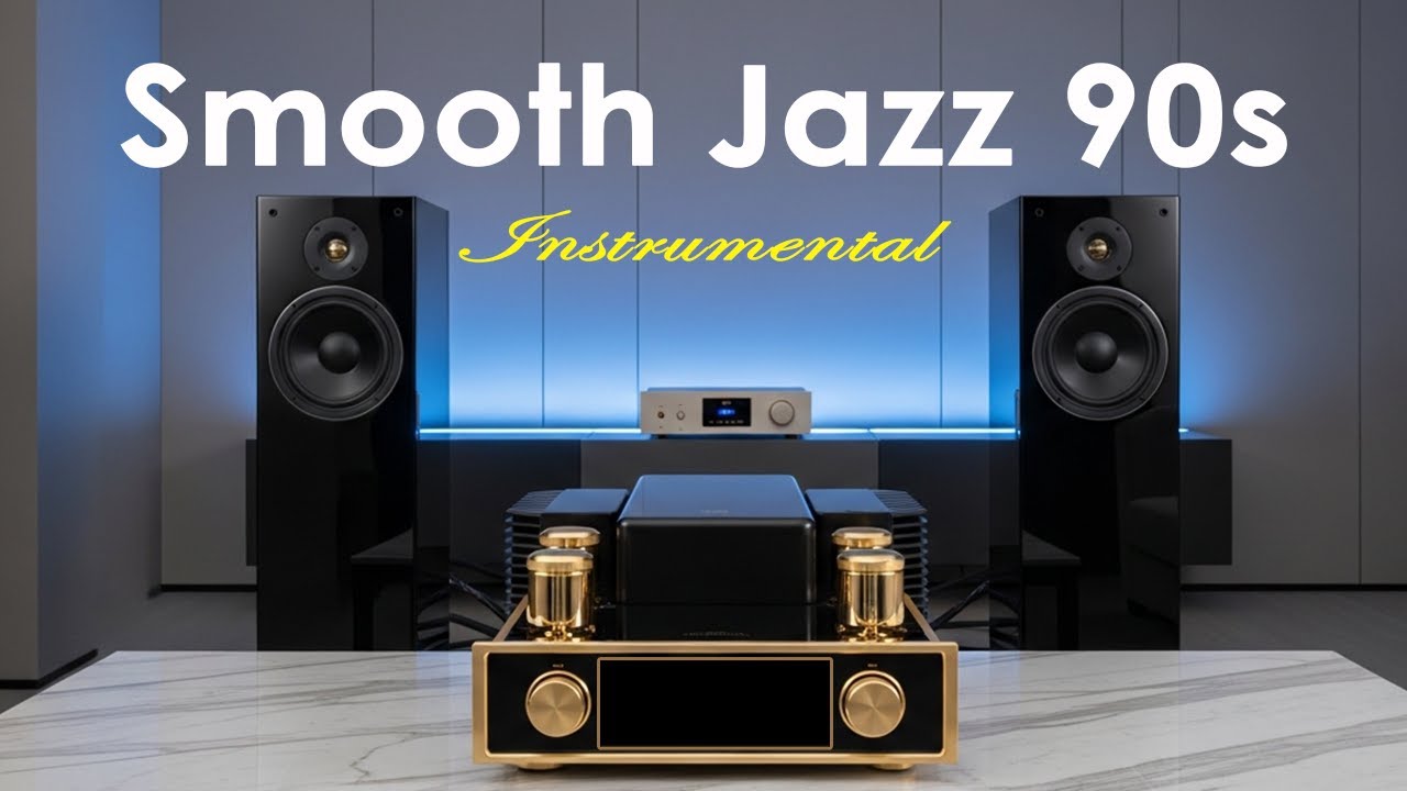 Smooth Jazz 90s - Instrumental | Warm Cafe Ambience for Study, Chill ...