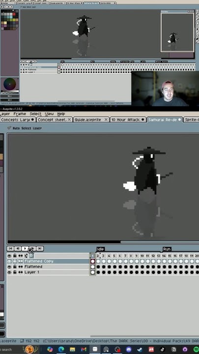 How to make a reflection in 30 seconds #pixelart #gamedev #aseprite #tutorial #animation - YouTube