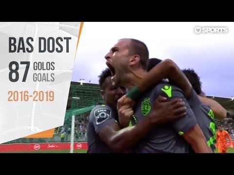 Bas Dost: 87 golos pelo Sporting (2016-2019)