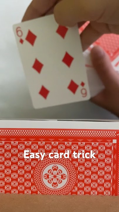 Easy card trick tutorial - YouTube