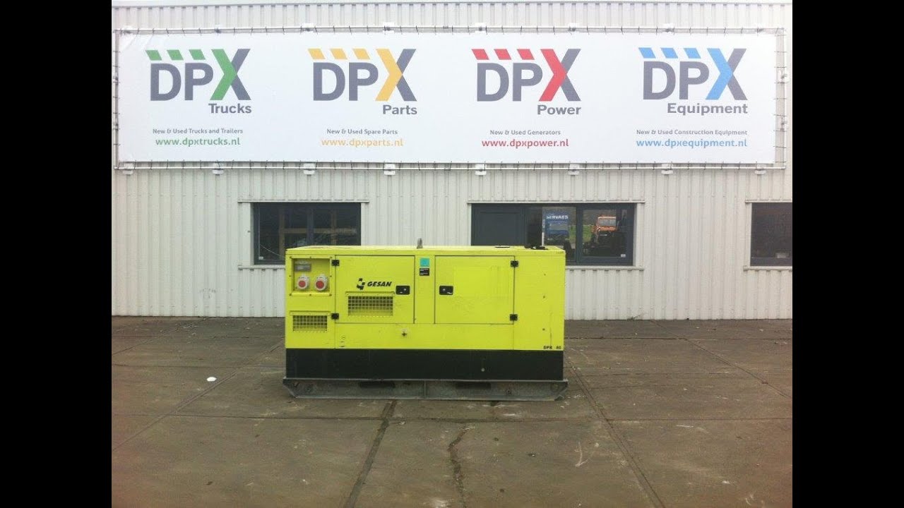DPX Power: Gesan DPR 80 - 90 kVA (Perkins) | DPX 10096 - YouTube