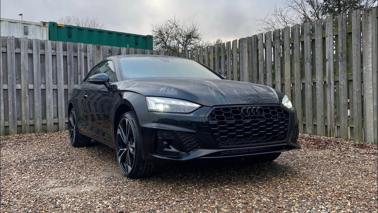BRAND NEW | AUDI A5 COUPE BLACK EDITION - CAMBRIDGE AUDI - YouTube