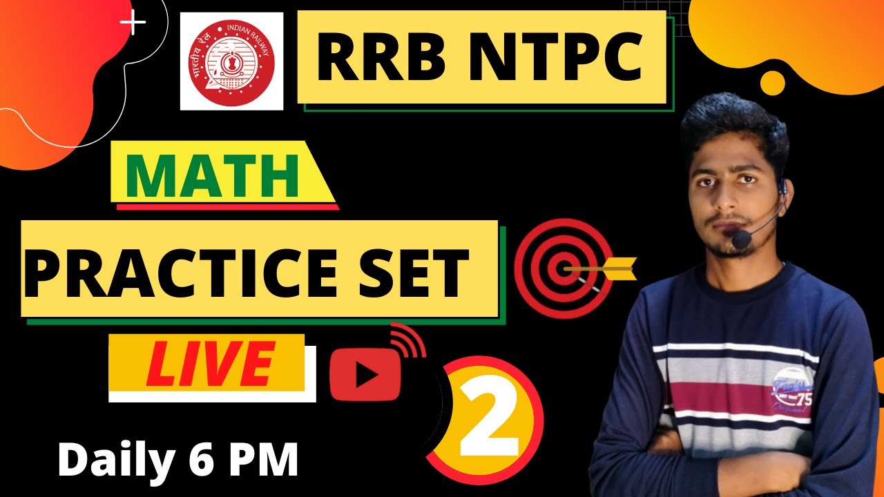 NTPC Practice Test | Math Question Paper | 30 Math NTPC GROUP D ...