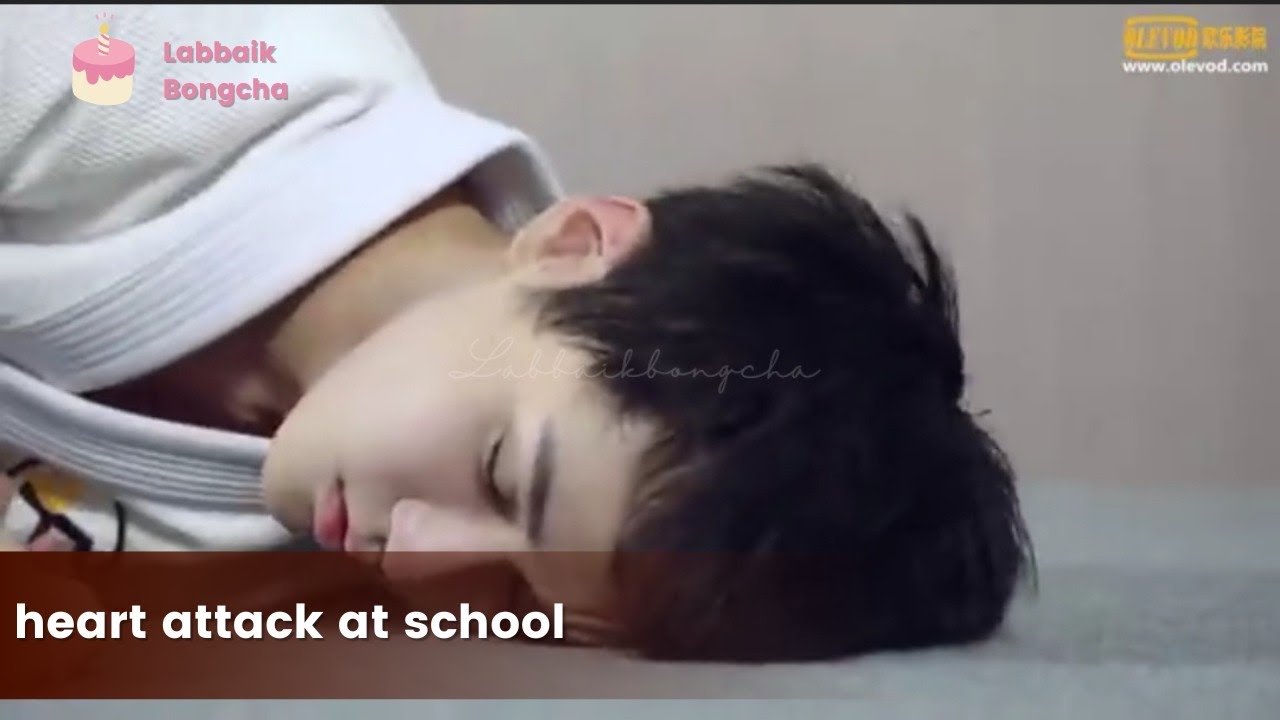 Jin Han pingsan disekolah karena serangan jantung - my deskmate - YouTube