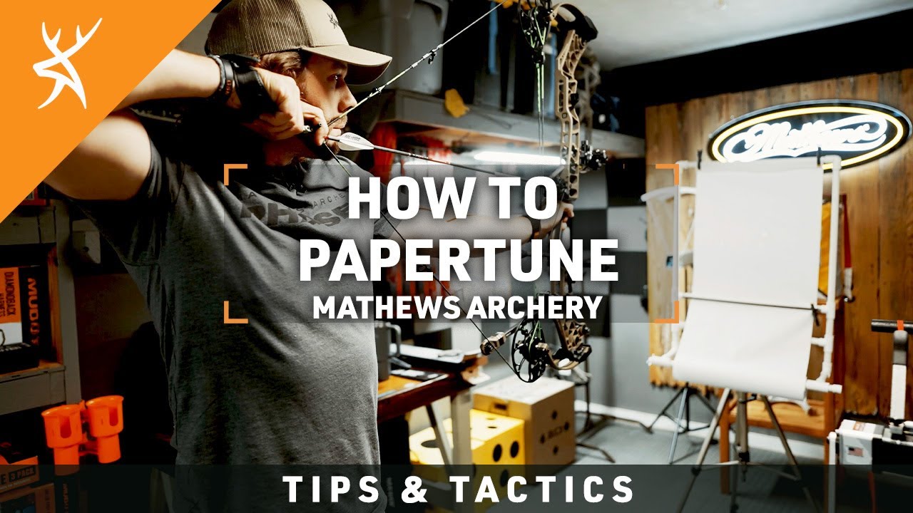 HOW TO Properly Paper Tune Your Mathews - YouTube