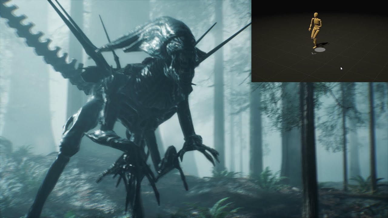 Aliens - Quick Test of Motion-Capture and Retargeting - YouTube