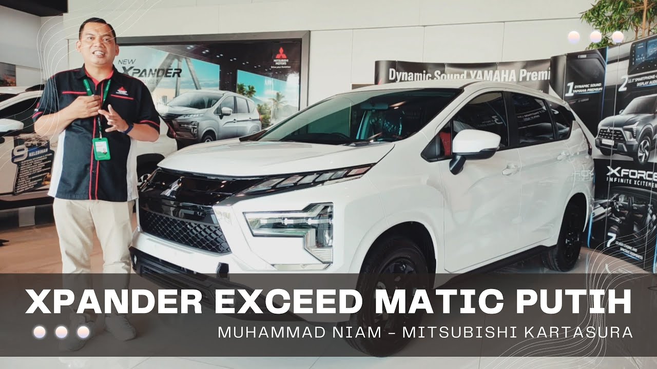Xpander Exceed Matic Putih 2025 - Black Interior - Mitsubishi Kartasura ...