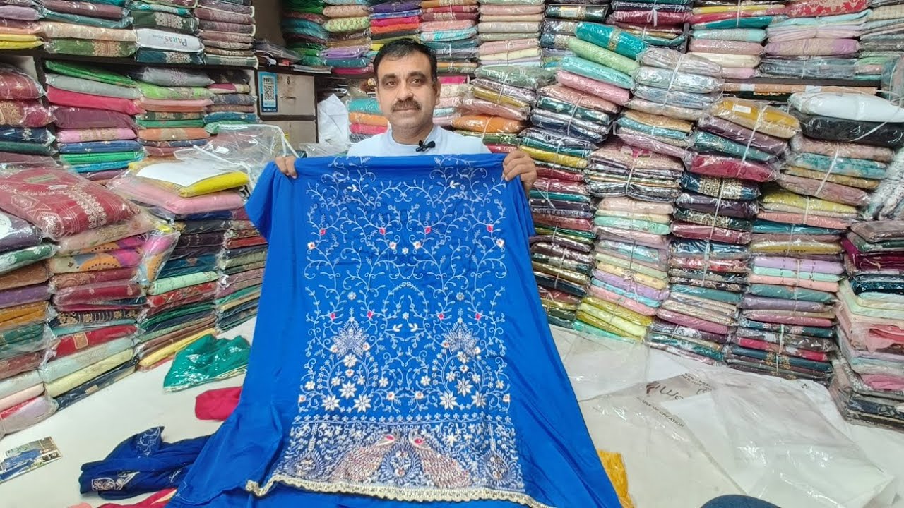 Designer Suit| 9355522222 Tanya Suits | AMBALA Kapda Market - YouTube