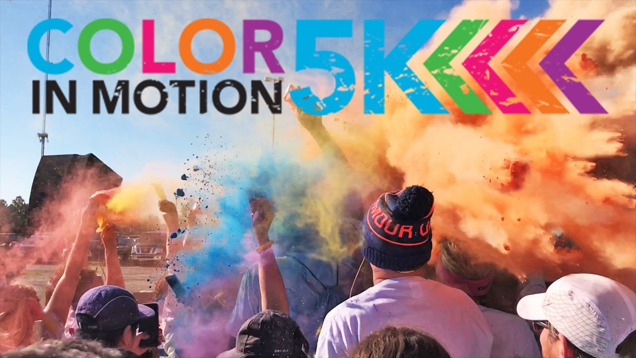 COLOR IN MOTION 5K HOUSTON TEXAS - YouTube