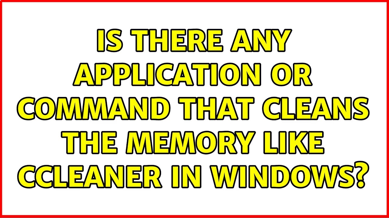 Ubuntu: Is there any application or command that cleans the memory like ...