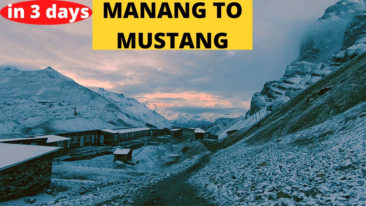 Annapurna Circuit: Manang to Mustang | Thorang La Pass | Annapurna ...