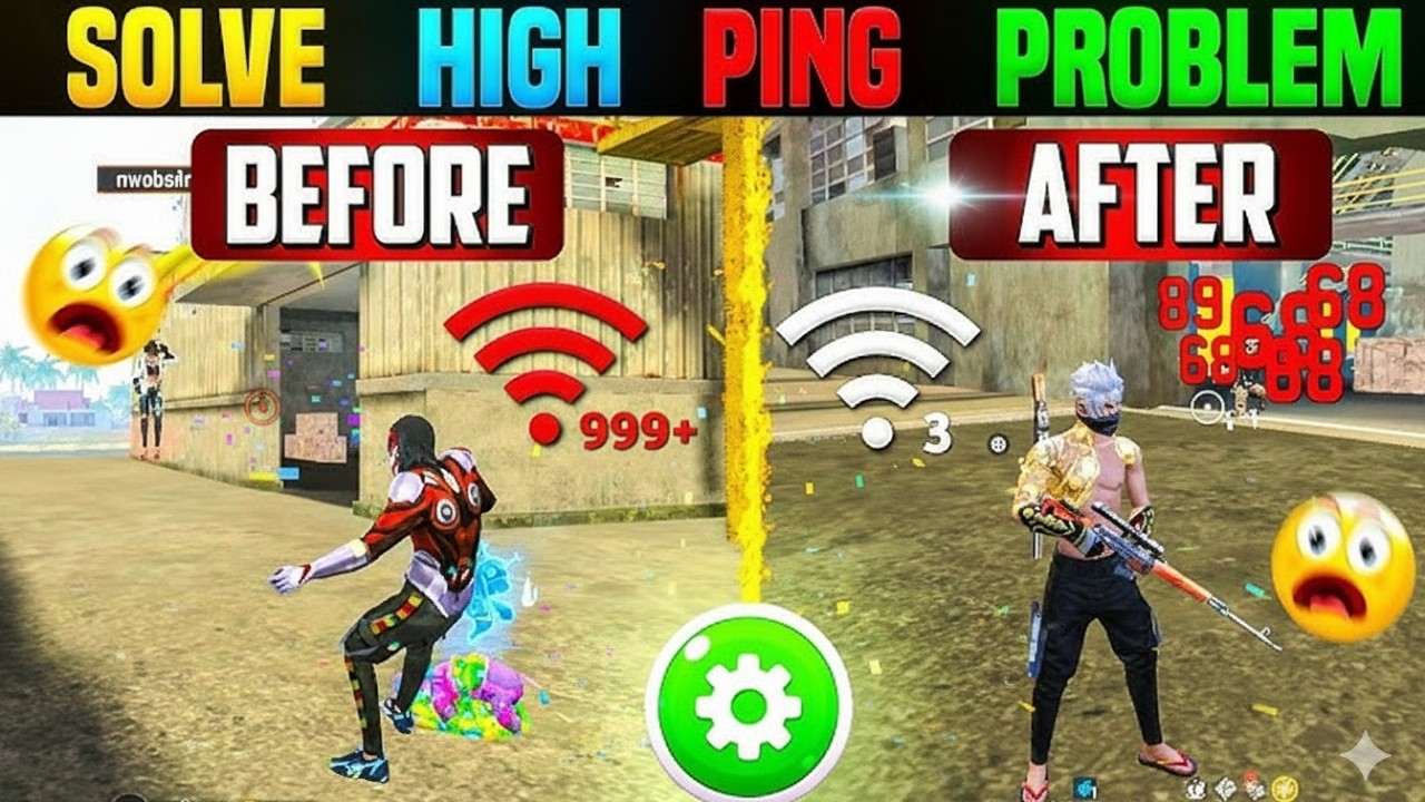 🔥 Free Fire Ping Problem Solution Tamil 😱 Fix Lag & High Ping Fast ...