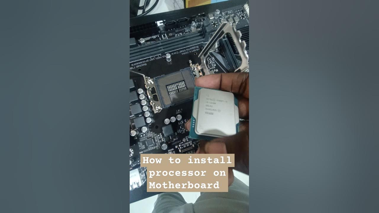 how to install processor on motherboard #buildgame #pcgaming #pcgamer ...