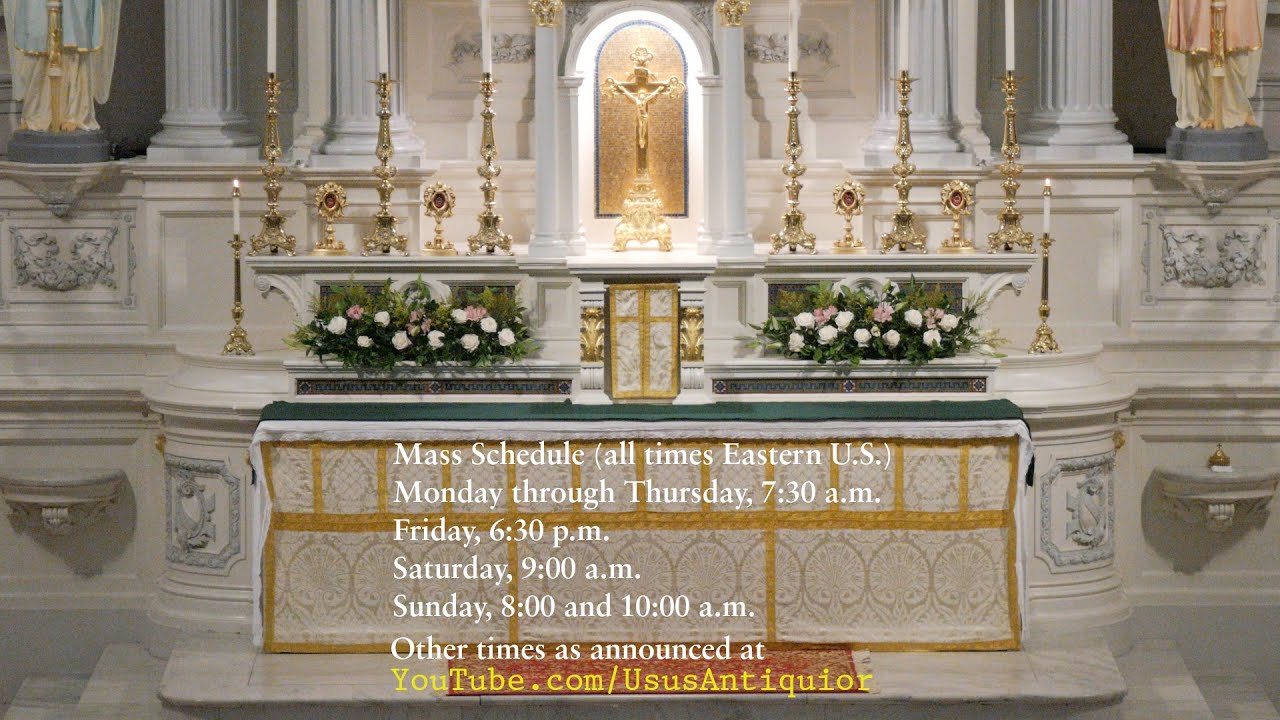 Holy Mass (Low) from Cleveland USA on 12 December 2024 (Our Lady of ...