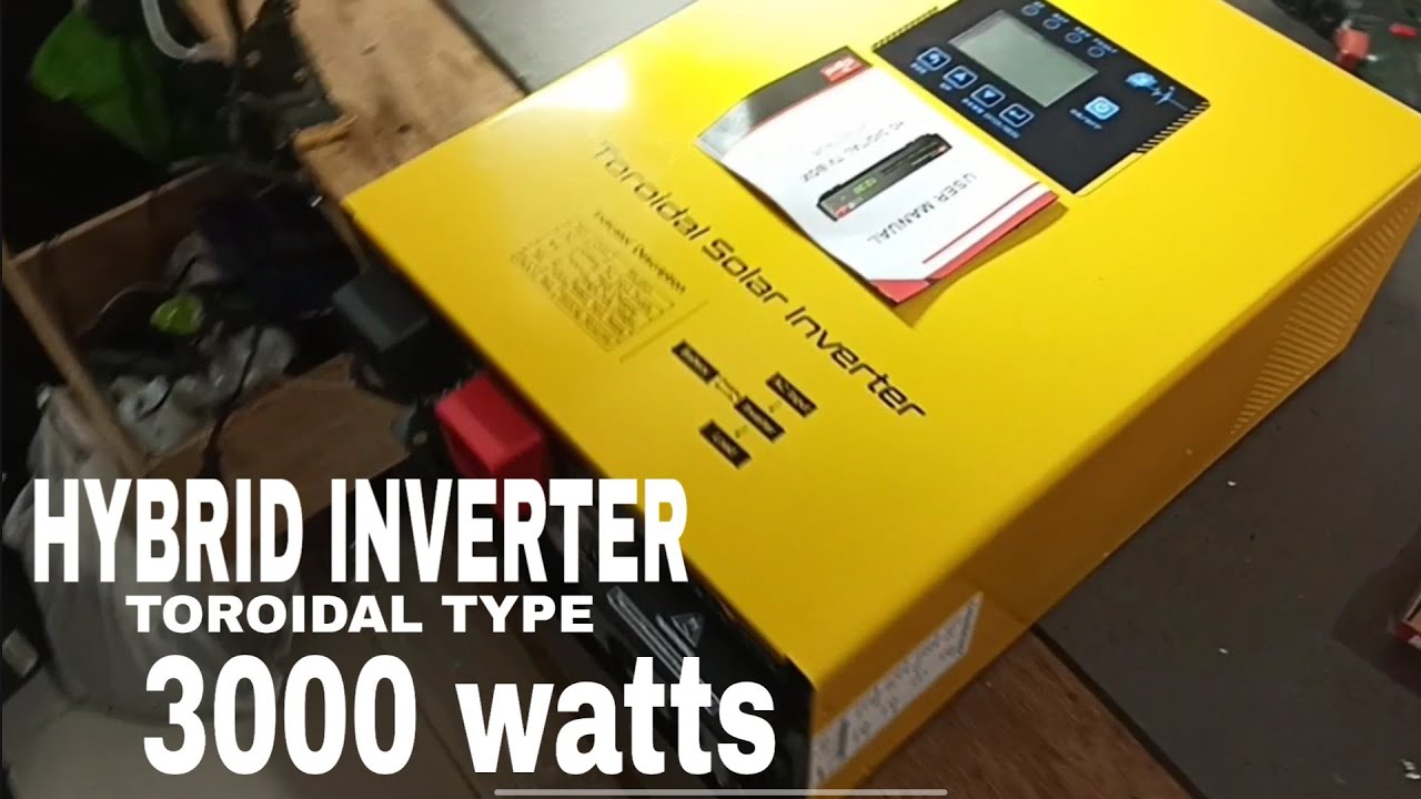 TOROIDAL HYBRID OFF/ON GRID INVERTER || juan dilasag - YouTube