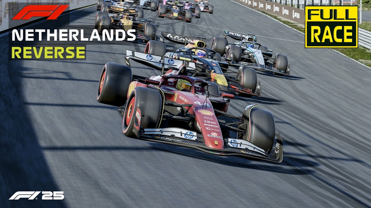 Reverse Dutch Grand Prix F1 2025 Season Full Race F1 25 - YouTube