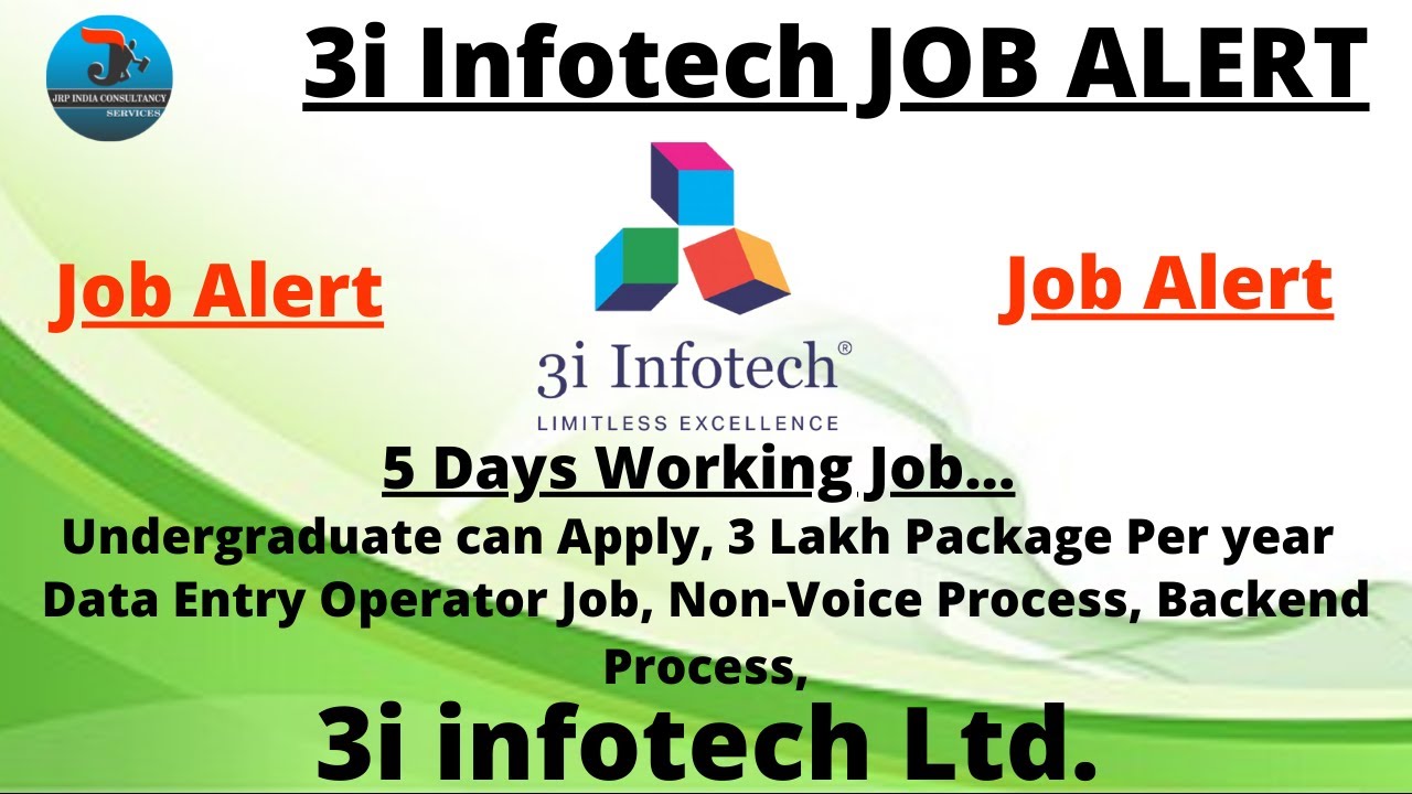 3i Infotech LTD | Data Entry Operator job | Bpo Jobs for Freshers In ...