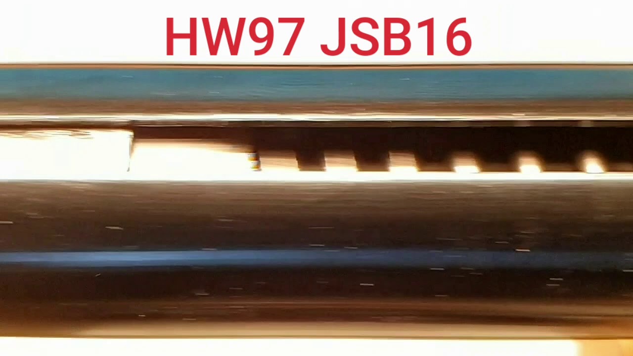 HW97 JSB16 piston slomo - YouTube