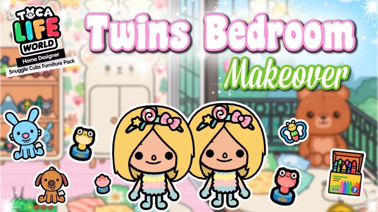 Rich Twins Bedroom Makeover Toca Life World Toca Boca - YouTube