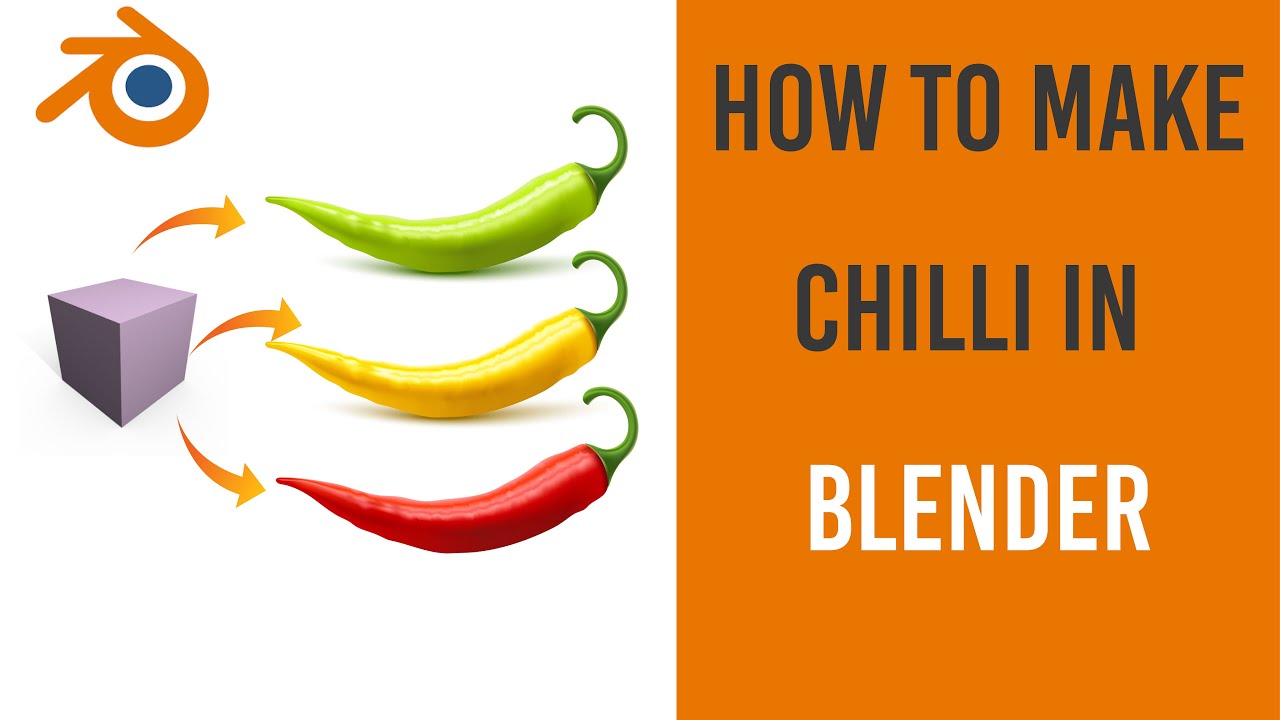 How to make chilli in Blender 3.0 | Graph Skill - YouTube