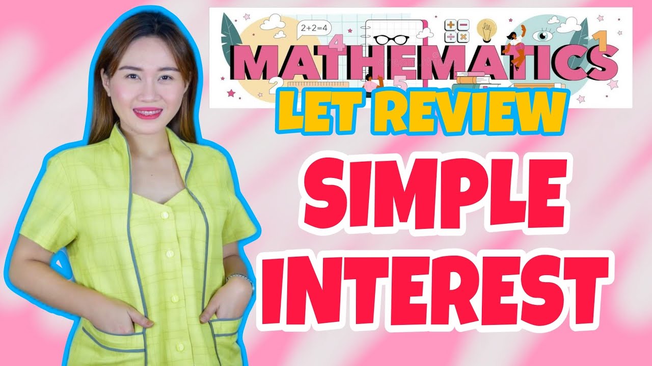 HOW TO GET PRINCIPAL | INTEREST | GEN.ED MATH CONCEPT | PABAON LET REVIEW | CRUZITTA | VE NEIL ...