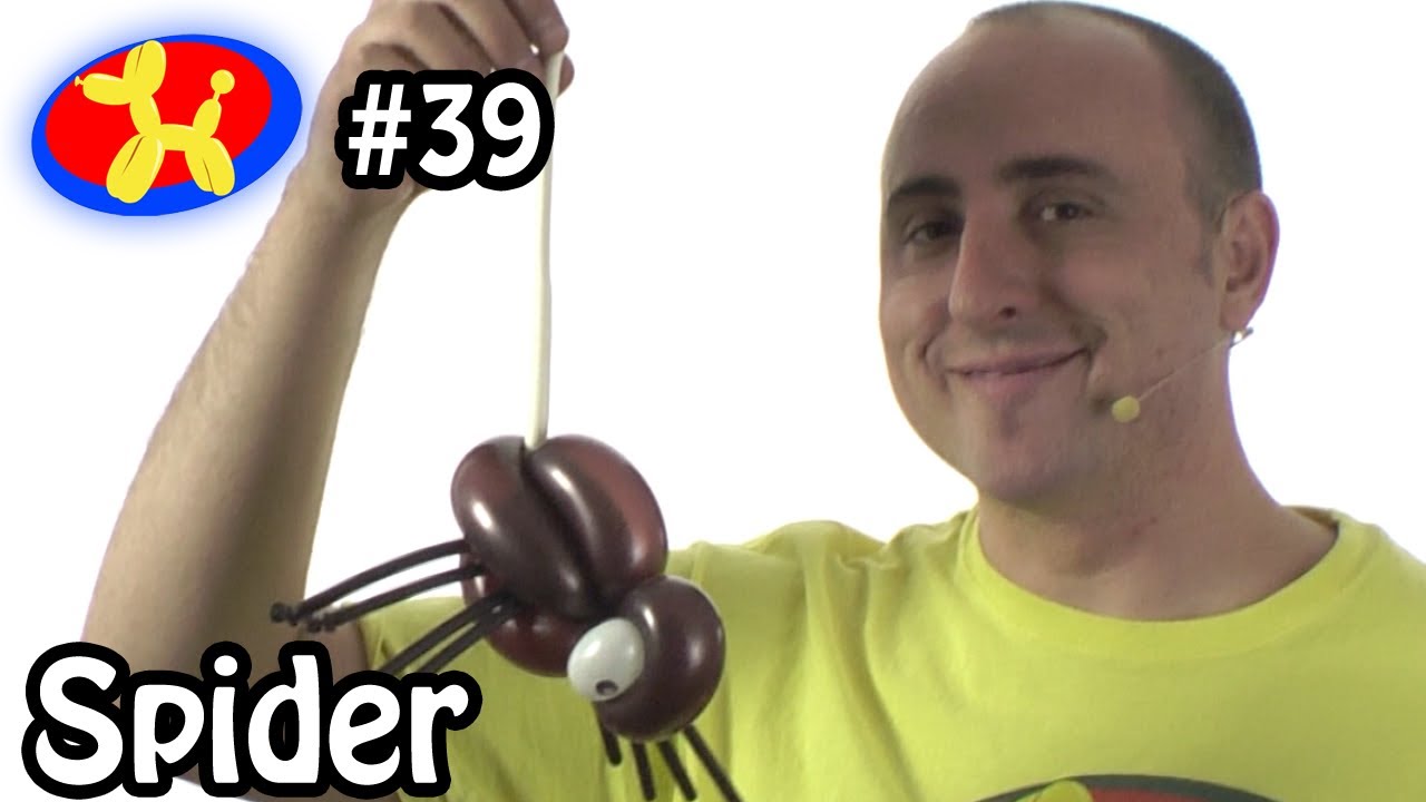 Balloon Spider - Balloon Animal Lessons #39 - YouTube
