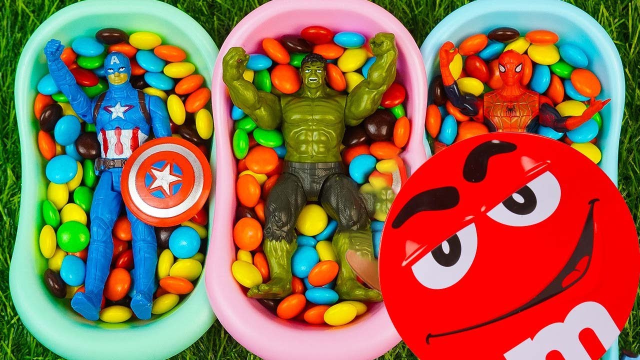 Sliding game with Hulk, Spiderman, captain america, - 3D superhero game ...