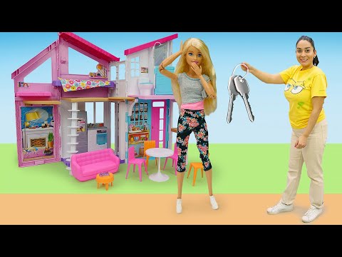 Puppen Video auf Deutsch - Barbies neues Haus - 2 Folgen mit Barbie und Valeria