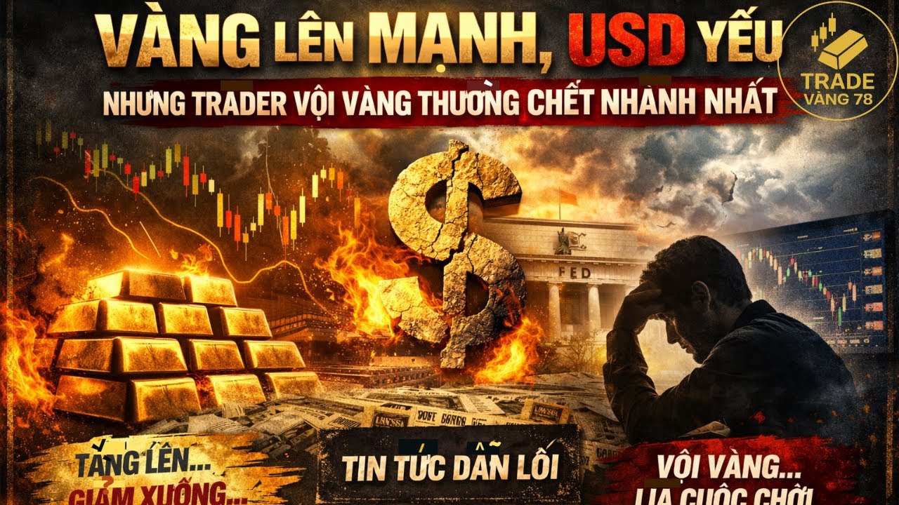 Vàng Lên Mạnh, USD Yếu – Nhưng Trader Vội Vàng Thường Chết Nhanh Nhất ...