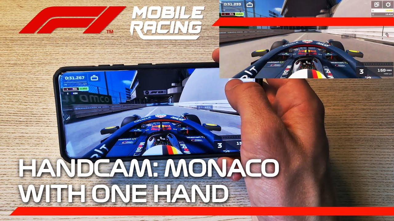 Handcam: Monaco With One Hand | F1 Mobile Racing 2022 - YouTube