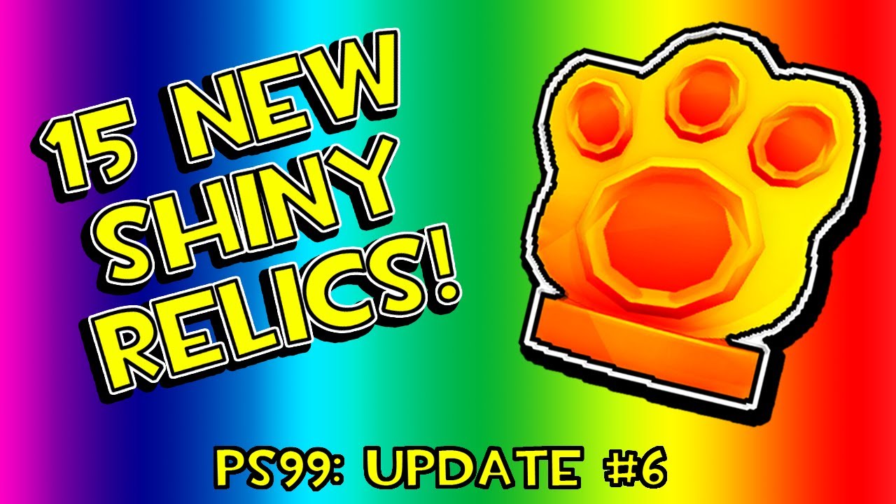 UPDATE #6! 15 NEW SHINY RELICS! - Pet Simulator 99 (PS99) - Roblox ...
