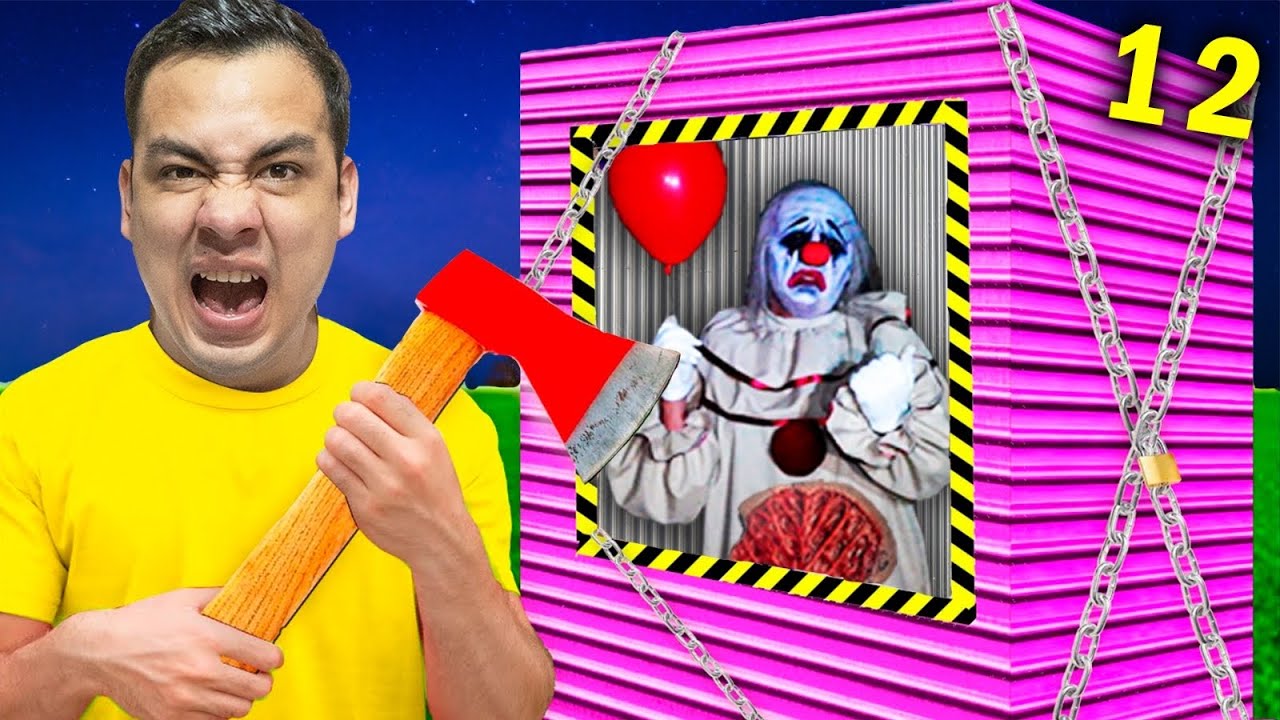 ATRAPAMOS al PAYASO DIN DON de FEDE VIGEVANI en una CAJA INDESTRUCTIBLE ...