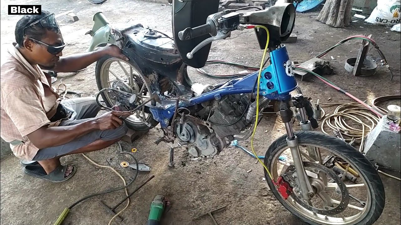 Custom Satria FU Modfikasi Bebek 70 - YouTube