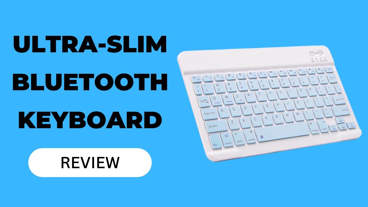 Ultra-Slim Bluetooth Keyboard Portable Mini Wireless Keyboard ...