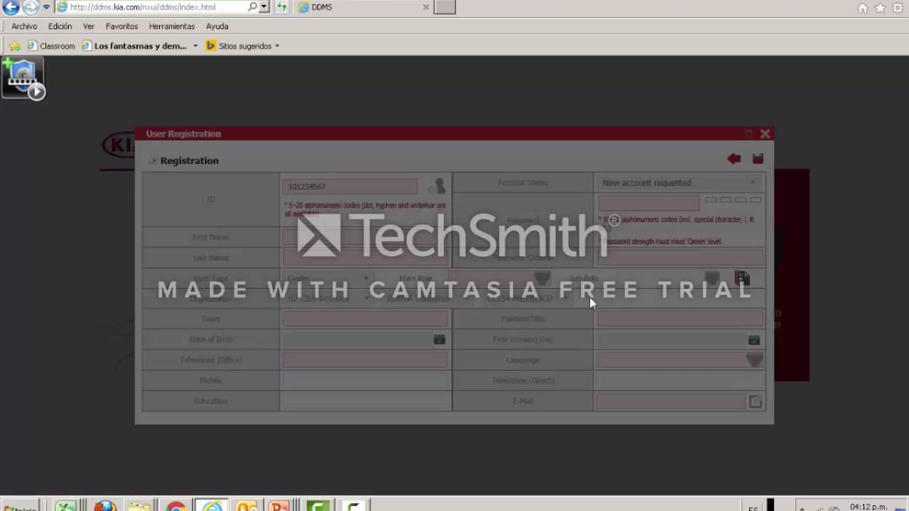 Como Registrar un Nuevo Usuario en DDMS - YouTube