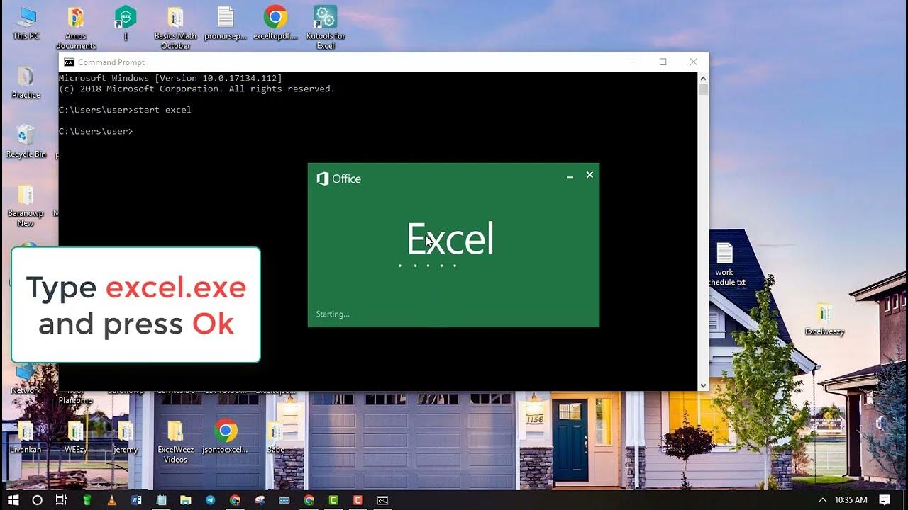 How To Open And Close Excel Using Cmd Youtube