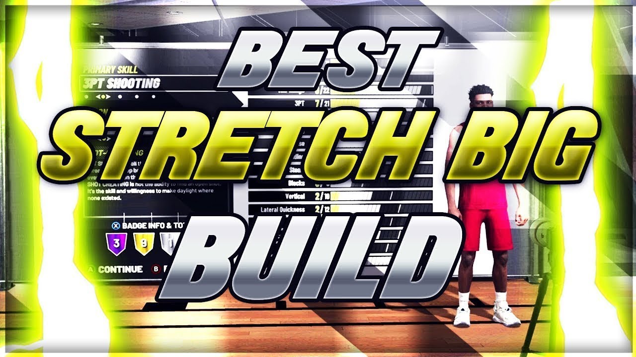 BEST STRETCH BIG BUILD IN NBA 2K19! MYPLAYER CREATION🔥🔥! STRETCH BIGS ...