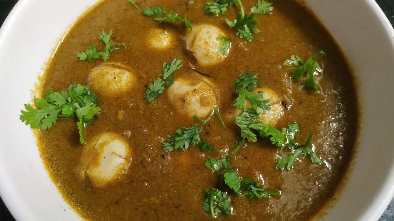 Kaadai muttai kulambu | kaadai muttai curry | gravy in tamil - YouTube