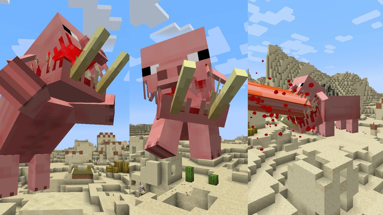 Pigzilla, Minecraft Mod (Showcase 1.20.1) - YouTube