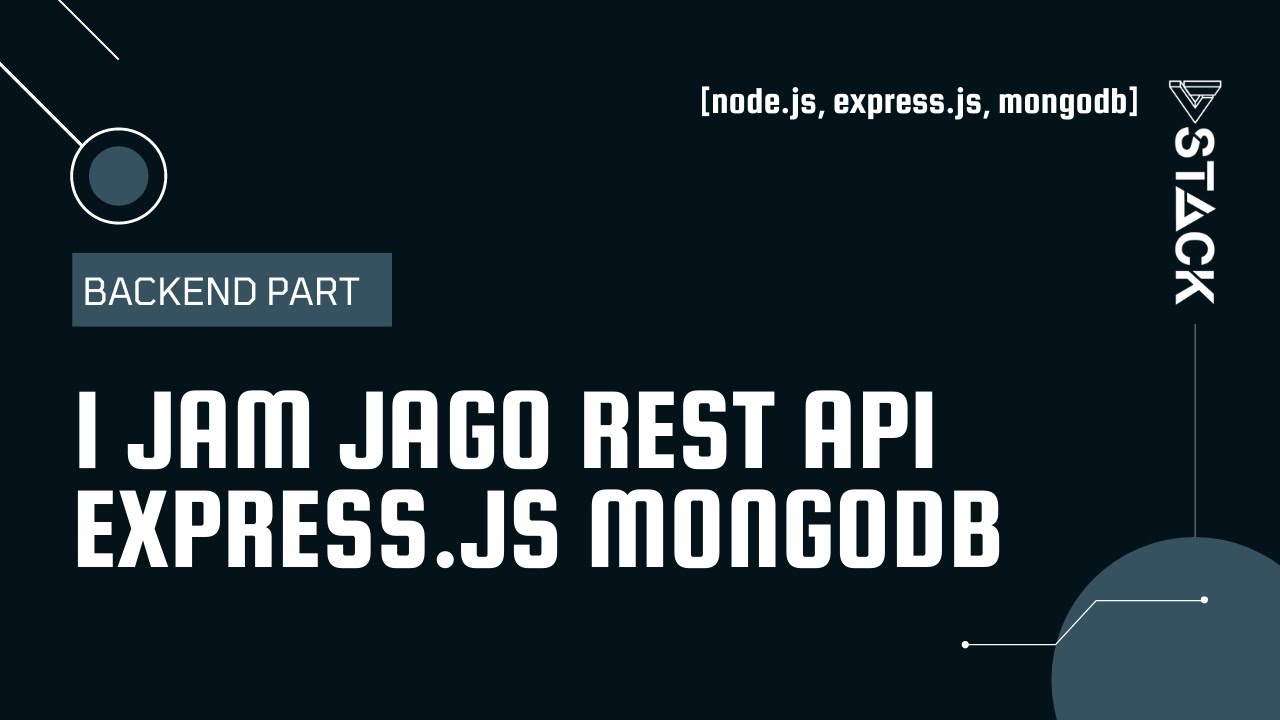 Satu Jam Jago RESTFul API dengan Express.js dan MongoDB - Tutorial ...