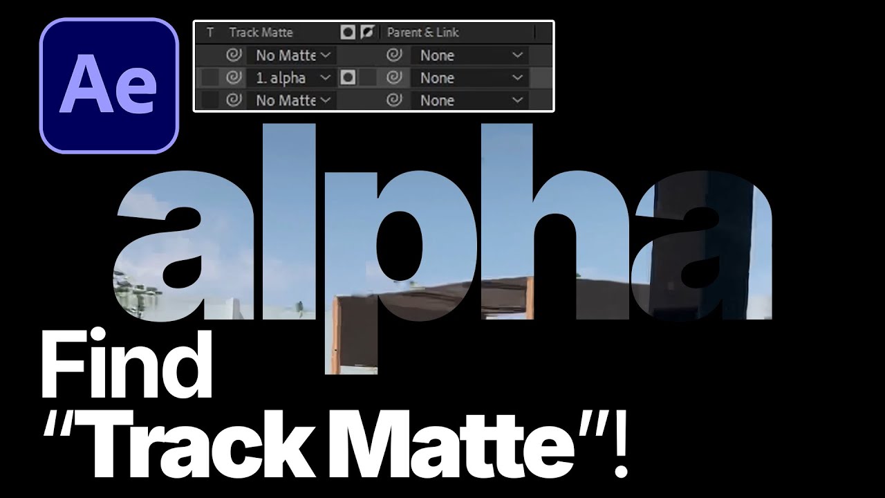 💲 FAST: Can't Find Track Matte in After Effects (Solution) | Easy Guide ...
