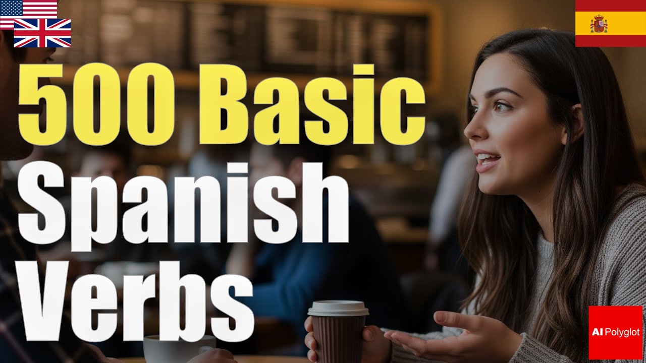 500 Basic Spanish Verbs | Passive listening | Must-Know | with hiragana ...