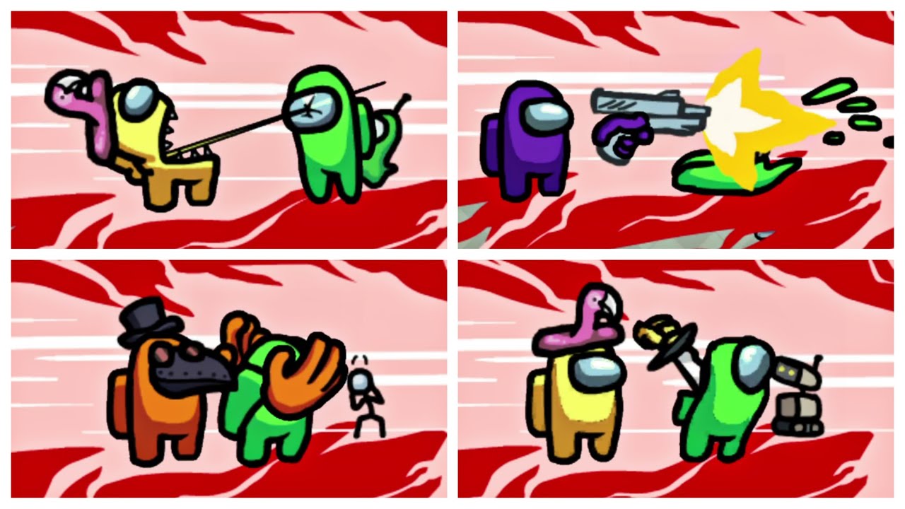 Among Us - All Death Animations - YouTube