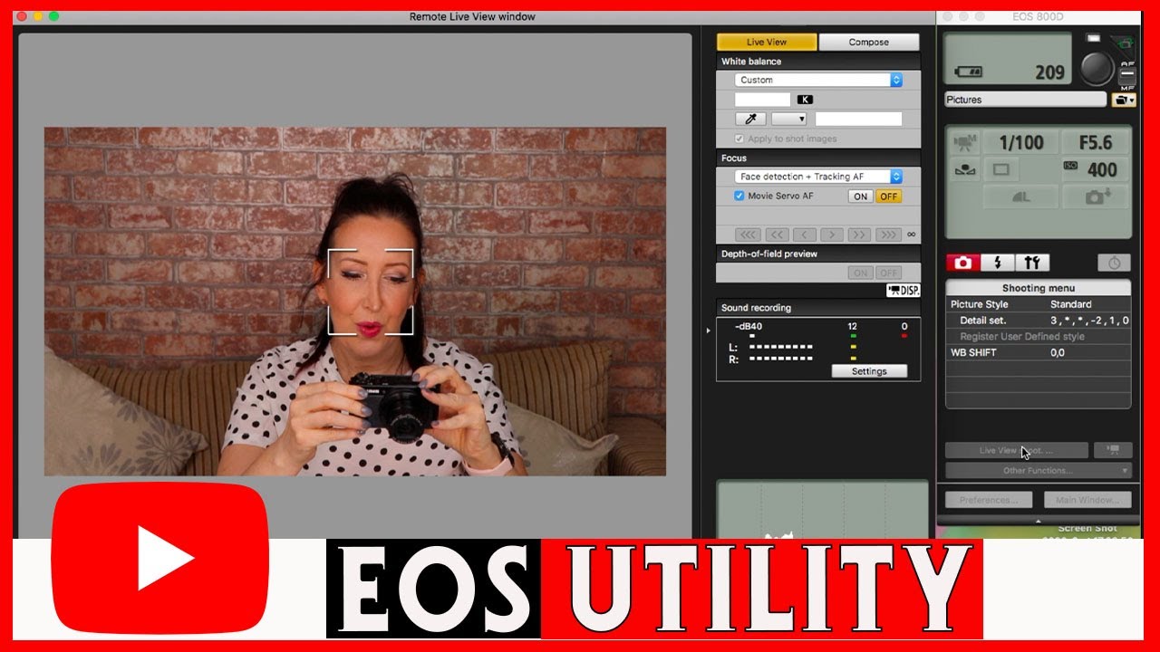 CANON EOS UTILITY - HOW TO USE YOUR LAPTOP AS A MONITOR WHILE RECORDING ...